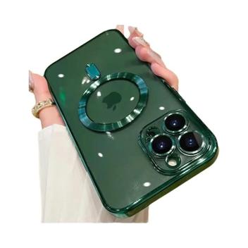 Capa de Silicone MagSafe para iPhone 15/14/13/12/11 - Com Protetor de Lente - Capinha de Celular ...