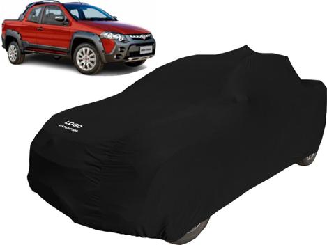 Capa De Tecido Para Pick-Up Cabine Dupla Fiat Strada - Mz - Capa de ...