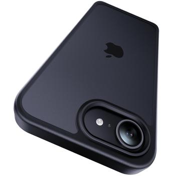 Capa de telefone CASEKOO para iPhone 16e preta fosca à prova de choque ...