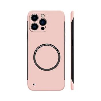 Capa De Telefone Fosca Magnética Ultrafina Sem Moldura Para iPhone Magsafe 15 14 13 12 Mini pro ...