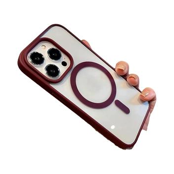 Capa Magnética MagSafe de Luxo para iPhone 16/15/14/13/12/11 - Carregamento Sem Fio - Capinha de ...