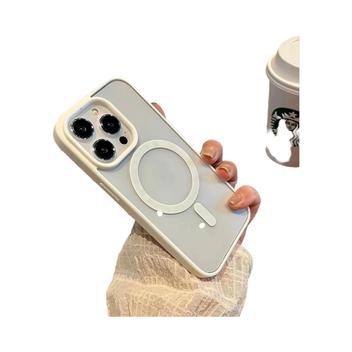 Capa Magnética MagSafe de Luxo para iPhone 16/15/14/13/12/11 - Carregamento Sem Fio - Capinha de ...