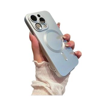 Capa MagSafe de Luxo para iPhone 16/15/14/13/12/11 - Carregamento Sem Fio - Capinha de Celular ...