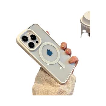 Capa MagSafe Transparente Magnética de Luxo para iPhone 15/14/13/12/11/X/XS/XR/8/7/SE (2020/2022 ...