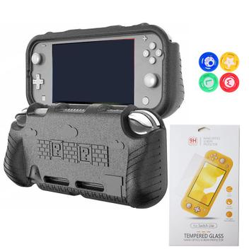 Capa Nintendo Switch Lite Preto Eva 4 Grips Pelicula
