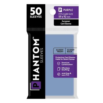 Capa para cartas Capstone Games Phantom Purple 59 x 92 mm, pacote com ...