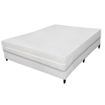 Capa para Colchão Queen Branca em Malha 100% Algodão Alta Gramatura 160 ...