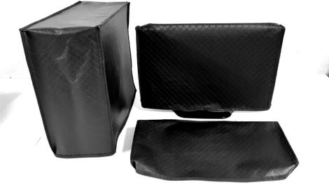 Capa para Computador 20" FLANELADA PRETA - gutsiplas - Capinha de ...