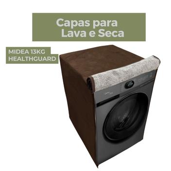 Capa para lava e seca midea 13kg healthguard impermeável flex - Capas ...