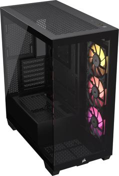Capa para PC Corsair iCUE LINK 3500X RGB Mid-Tower ATX Preta - Peças ...