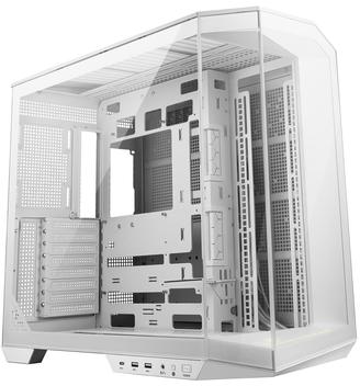 Capa para PC para jogos MSI MAG PANO 100L PZ branca com vidro temperado ...