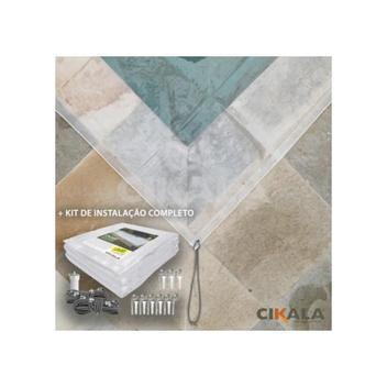 Capa Piscina Translúcida CK300 7x2 Metros+Kit Instalação - Cikala ...