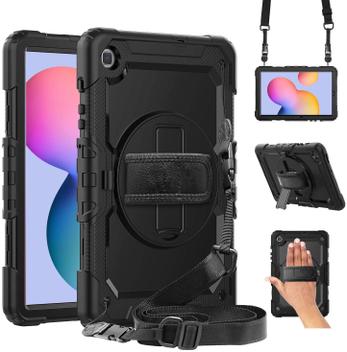 Capa Prot. Samsung Galaxy Tab S6 Lite 10.4 c/ Sup., Alça e Tela Resist ...