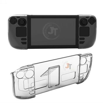 Capa Protetora Para Steam Deck C/ Stand Suporte Transparente Case ...