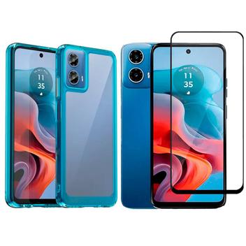 Capa Slim Anti Impacto Para Motorola Moto G34 + Pelicula 3D - GR Global ...