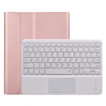 Capa teclado p/ Galaxy Tab S9FE Plus Rose/Branco - Star Capas E ...
