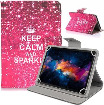 Capa Universal para Tablet de 10 Polegadas - Couro PU com 4 Anéis - 9,6 ...