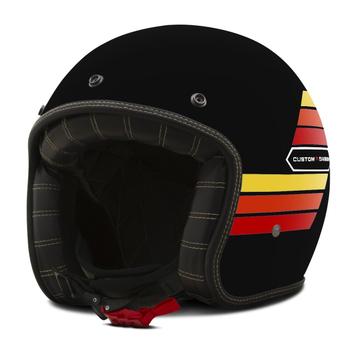 Capacete Aberto Custom Retrô Old School Vintange Etceter Old Years ...
