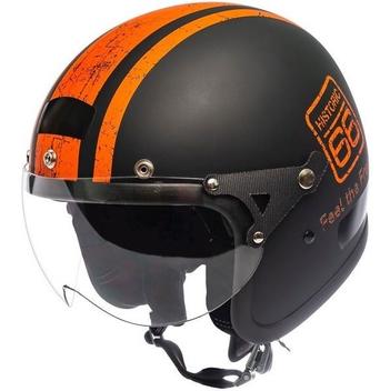 Capacete de Moto Retro Old School Kraft Premium Lancamento Historic 66 ...