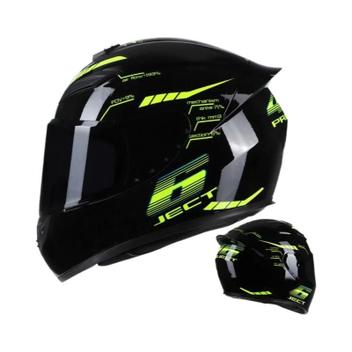 Capacete De Motocicleta DOT De Rosto Inteiro Unissex Segurança Motobike ...