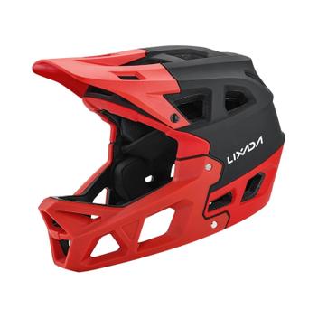 Capacete de Mountain Bike com Viseira - Integral para Downhill e MTB ...