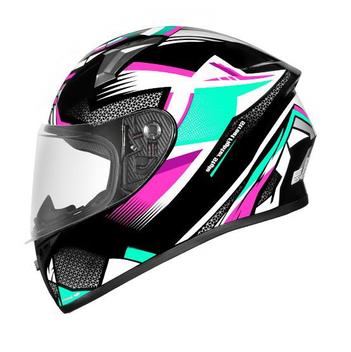 Capacete Ebf Xtroy FF526 Rage Preto e Tifany - Capas para Moto ...