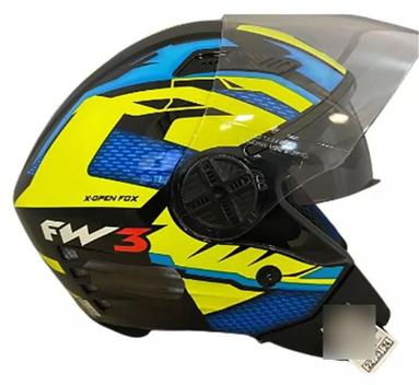 Capacete Fw3 Aberto X Open Fox Amarelo Oculos Fume Interno - Capas para ...