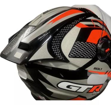 Capacete Fw3 Gt Racing Bolt Design Com Narigueira - Capas para Moto ...