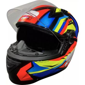 Capacete FW3 GT Racing Bolt Design Com Narigueira - Capas para Moto ...