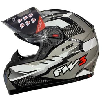 Capacete Fw3 Gtn Fox Grafite - Capas para Moto - Magazine Luiza