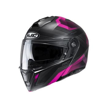 Capacete Hjc I90 Lark Rosa E Preto 58 - Capas para Moto - Magazine Luiza