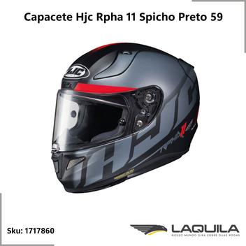 Capacete Hjc Rpha 11 Spicho Preto 59 - Laquila - Capacete de Moto ...
