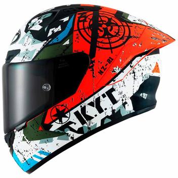 Capacete KYT NZ Race Blazing Para Motociclista - Capas para Moto ...
