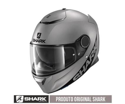 Capacete Shark Spartan 1.2 Strad Mat AMA Titanio Tam 56 - Capas para ...