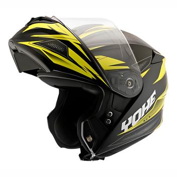 Capacete Yohe New Pratik Summer Amarelo Preto Articulado - Capacete de ...