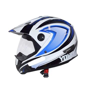 Capacete yohe trail sport motocross white/blue - Capas para Moto ...