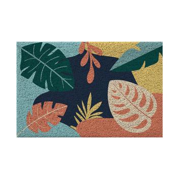 Capacho de Porta Vinílico Estampado Folhagens 60x40cm-Uzoo - Capacho ...