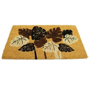 Capacho Fibra De Coco 60x33cm - Folhagem - UZOO - Capacho / Tapete de ...