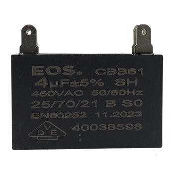 Capacitor 4Uf 450V Motor Ventilador - Eos - Capacitor - Magazine Luiza
