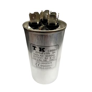 Capacitor De Partida 20uF+5uF 440V 50x90mm (Fast-on) - TK - Capacitor ...