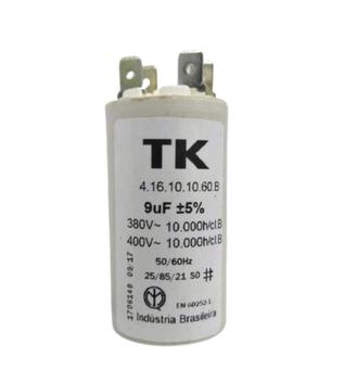 Capacitor De Partida 9uf 380/400v 30x60mm (fast-on) - TK - Capacitor ...