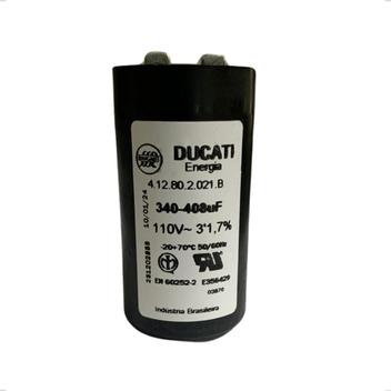 Capacitor Eletrolítico 340-408uF 110v Maquina Cortar Grama Ducati ...