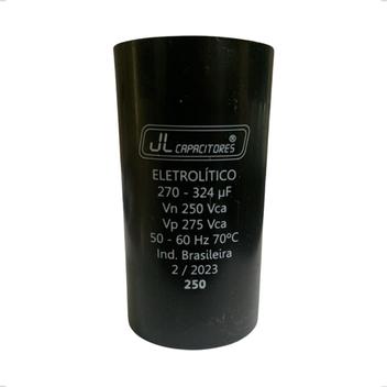 Capacitor Eletrolítico Partida Motores 270-324uf 250v JL - Capacitor ...