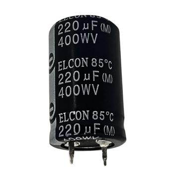 Capacitor Eletrolítico Snap-in 220uf 400v 22x35mm - ELCON - Capacitor - Magazine Luiza