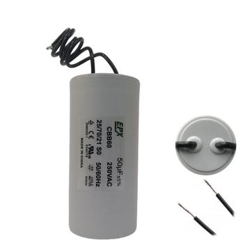 Capacitor Permanente 50uF 250Vac EPX com Fio - Capacitor - Magazine Luiza