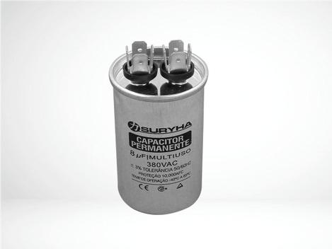 Capacitor permanente 8uf 380/440vac metal - 80151.028 - A PARTS - Capacitor - Magazine Luiza