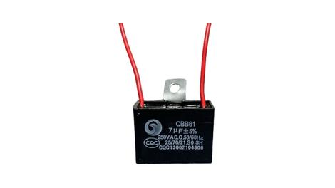 Capacitor Quadrado 2 Fios Para Ventilador 7uf 250vac 50/60hz - Cqc ...