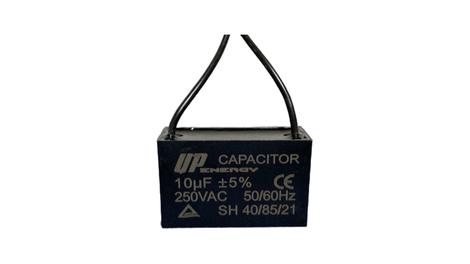 Capacitor Quadrado Para Ventilador 2 Fios 10uf 250vac Cbb61 - Dve ...