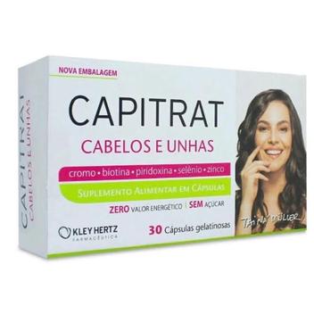 Capitrat cabelos e unhas 30 Cápsulas - Produto original - 1 mes de ...