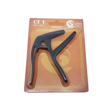 Capotraste Custom Sound Para Guitarra Ou Violão Aço Preto - Capotraste ...